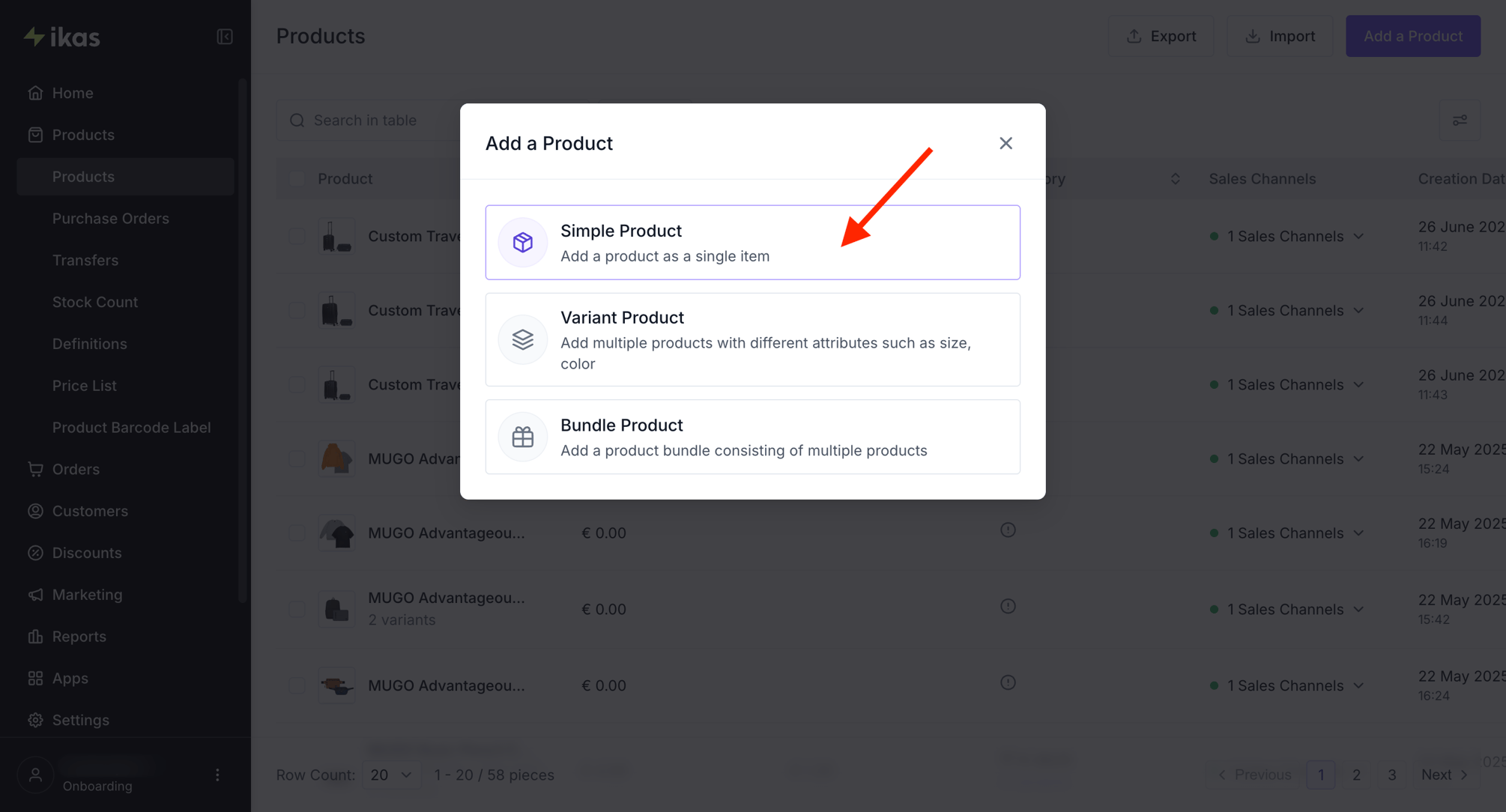 How to Create Simple Products