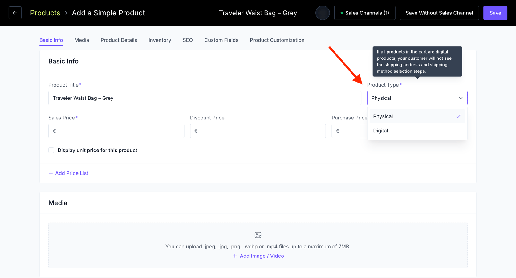 How to Create Simple Products
