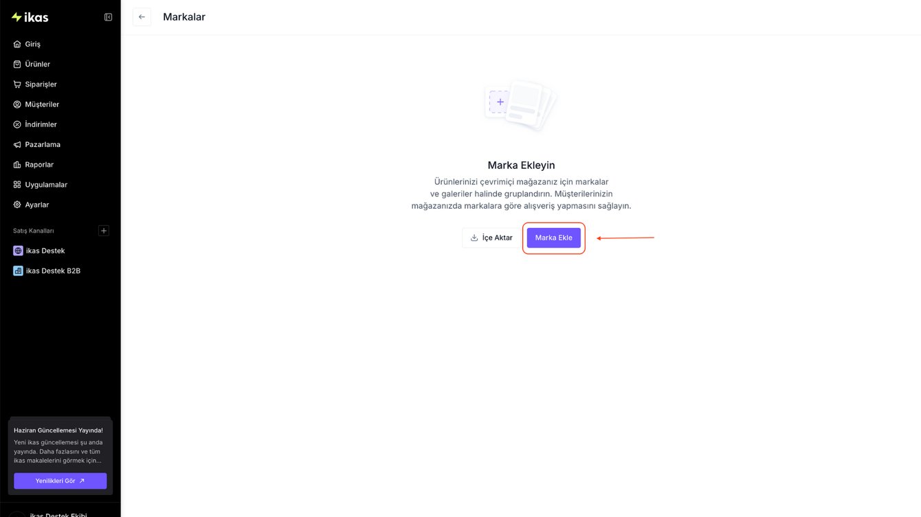 Marka Oluşturma ve Düzenleme